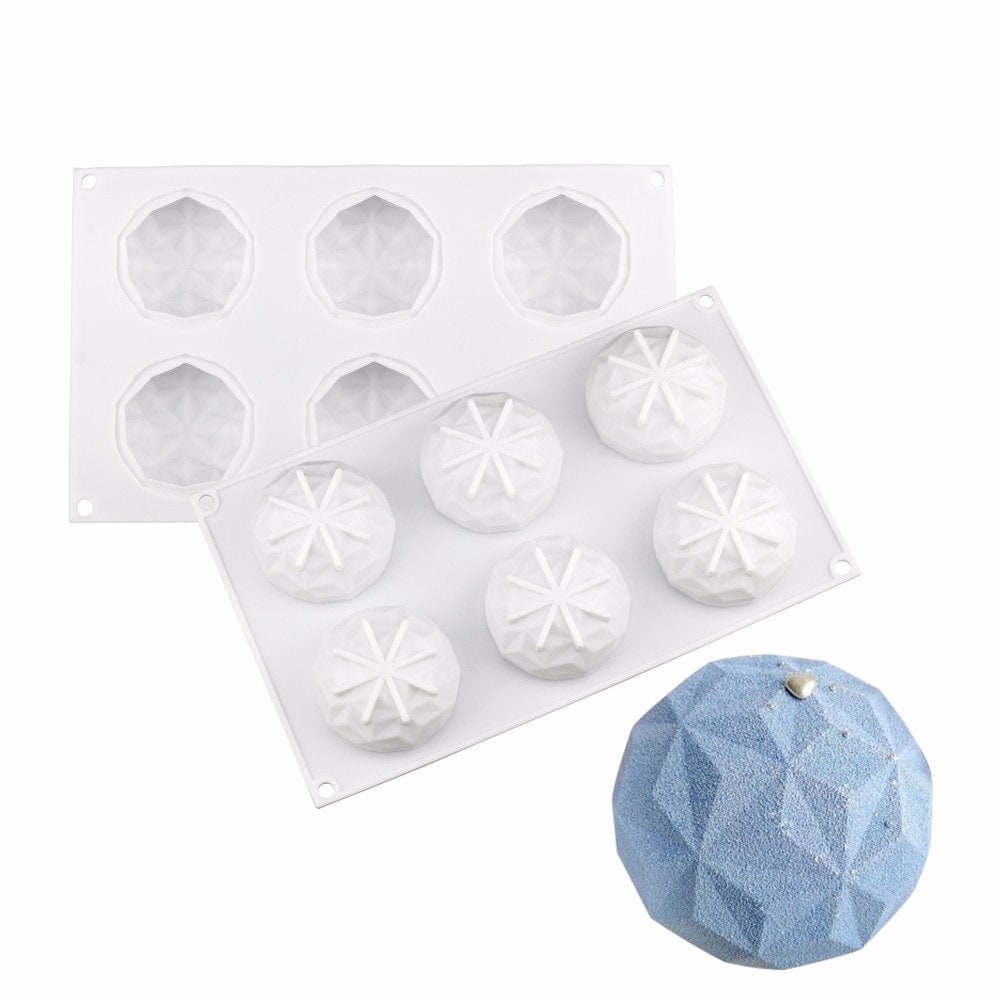 NEW 3D Diamond Shape Silicone Cake Mold for Baking Non-stick - Etsy Canada