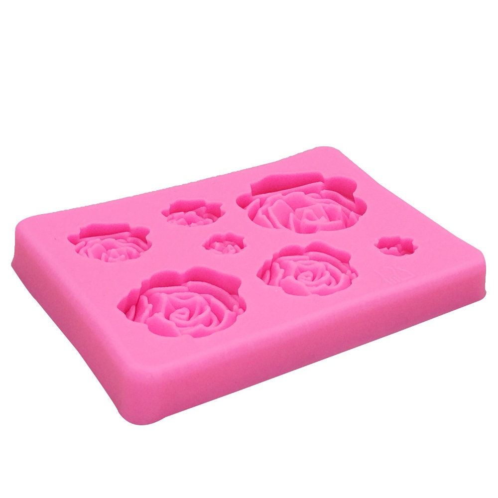 Rose Flowers Silicone Mold Cake Chocolate Mold Wedding Cake - Etsy