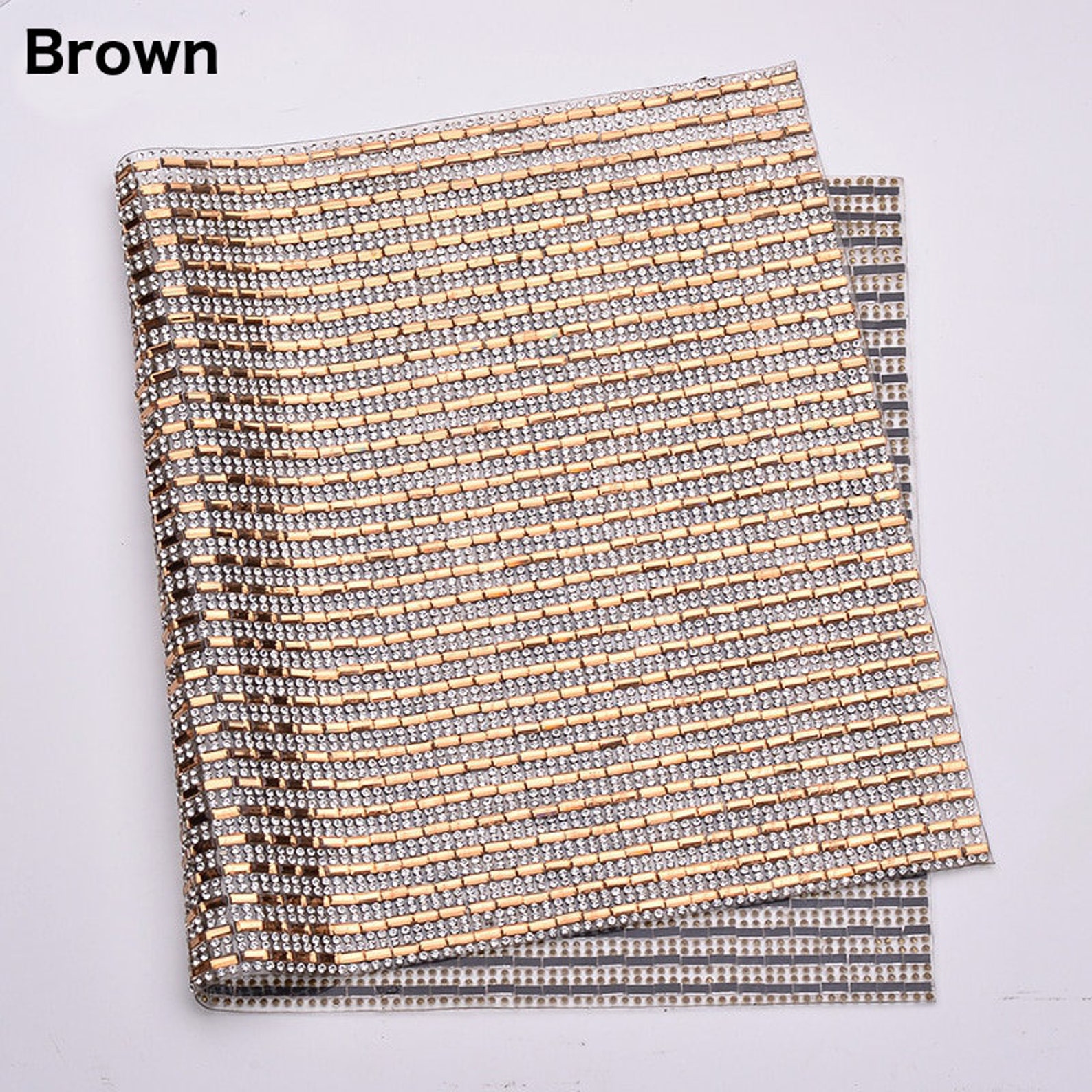 2440cm Clear Black Hotfix Glass Rhinestone Mesh Fabric Sheet | Etsy