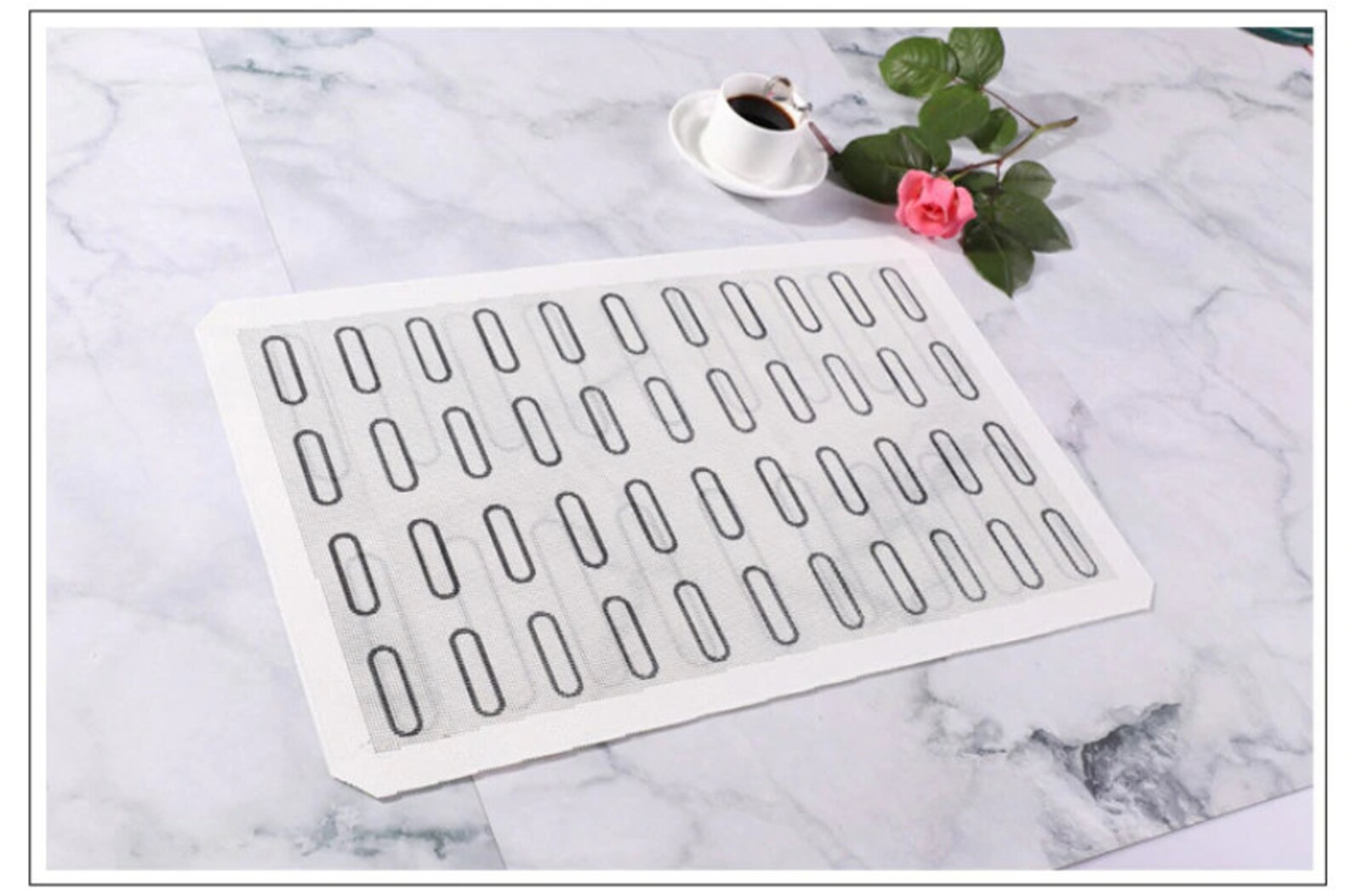 Double-sided Silicone Mat 18/44 Eclair Pastry Non Stick Liner - Etsy