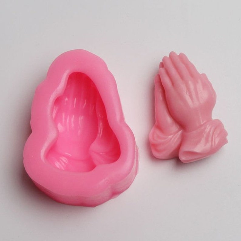 Prayer Hand Finger Silicone Molds for Soap Candle Making - Etsy