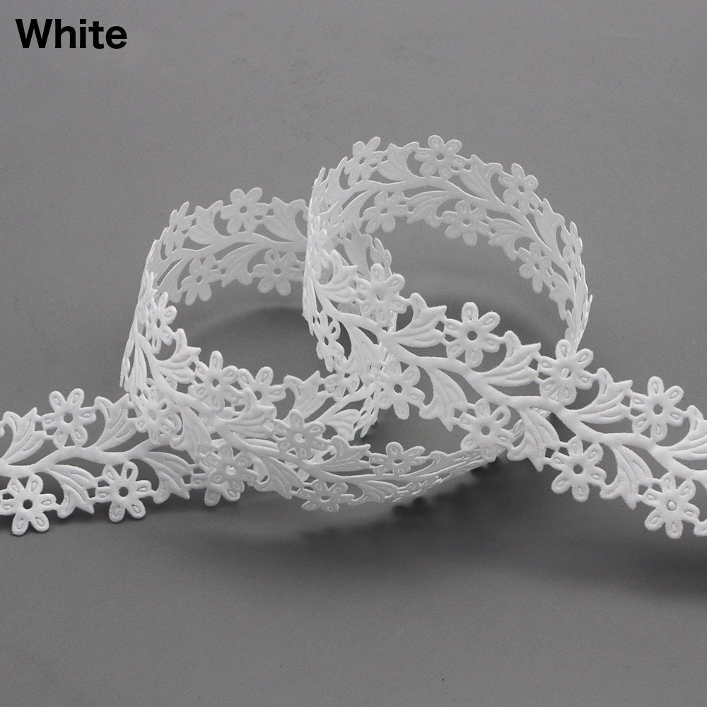 Approx 35mm Flower Floral Ribbon Sewing Craft Lace Trim - Etsy