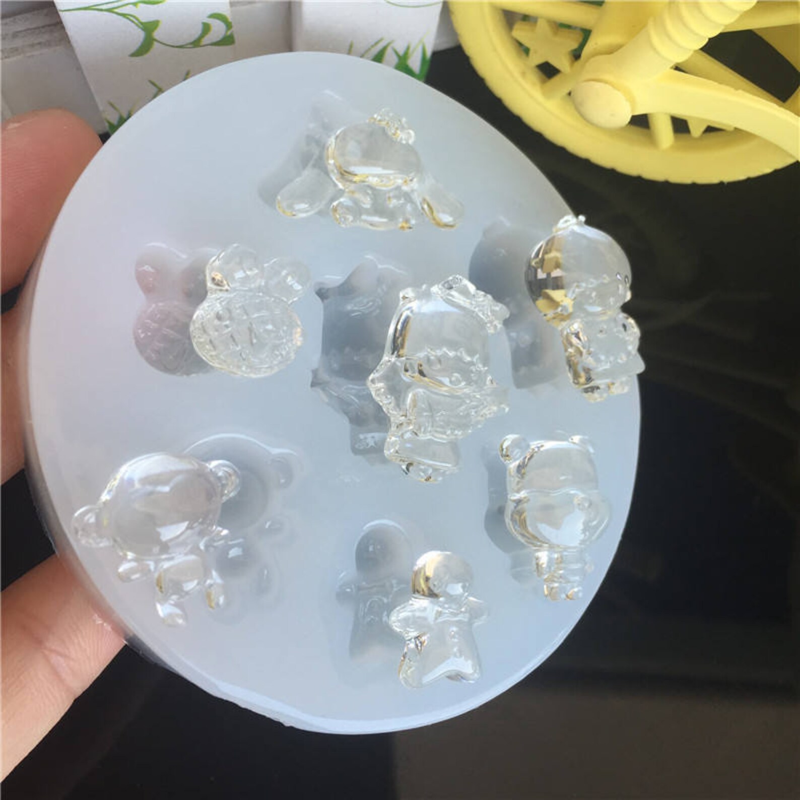 1pcs Cute Cartoon Animals Liquid Silicone Mold DIY Resin - Etsy