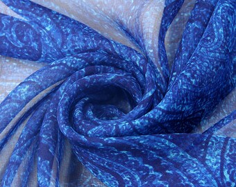 Silk Paisley Fabric - Etsy