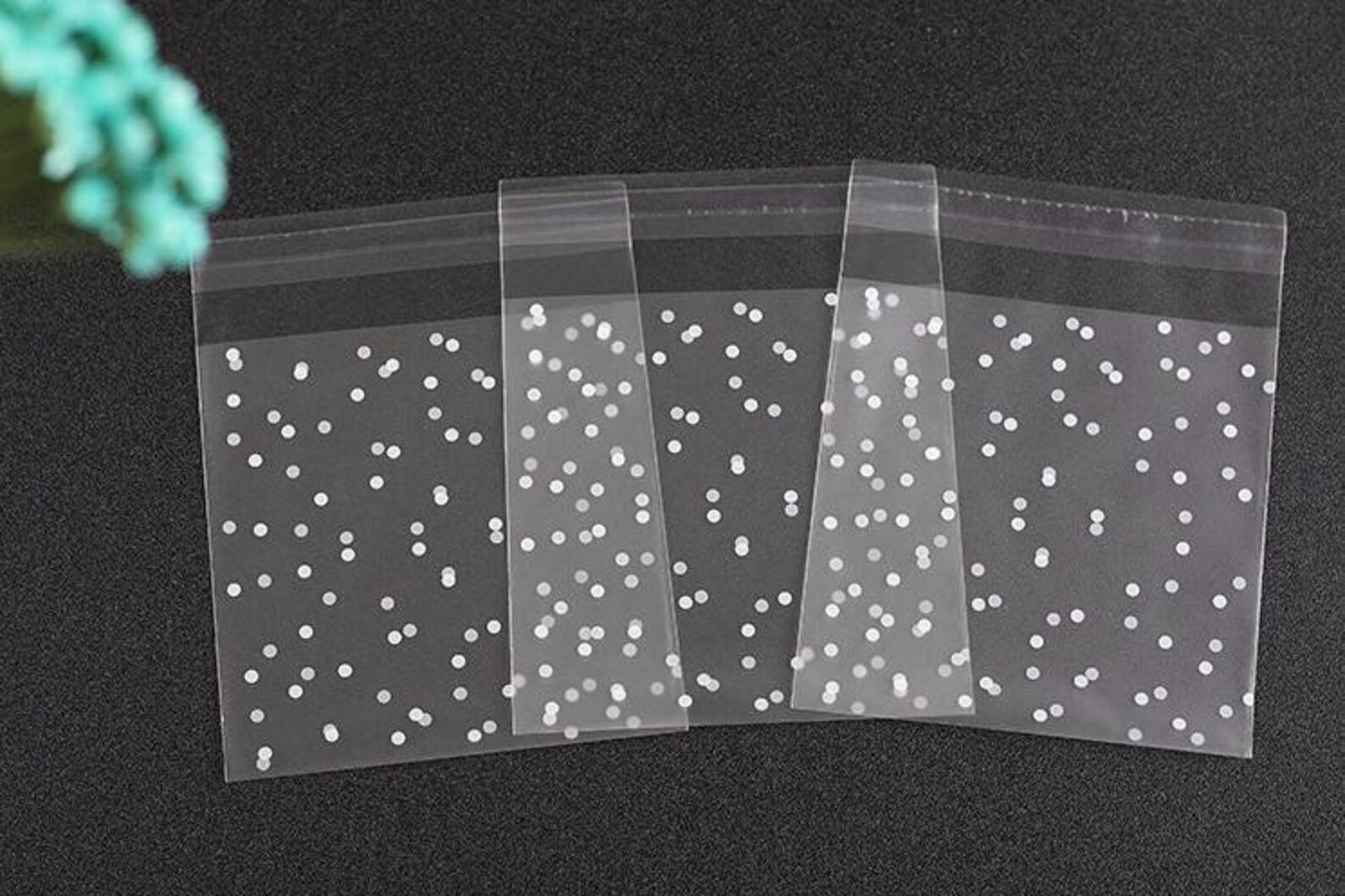 100pcs/lot Translucent Dots Plastic Cookie Packaging Bags - Etsy