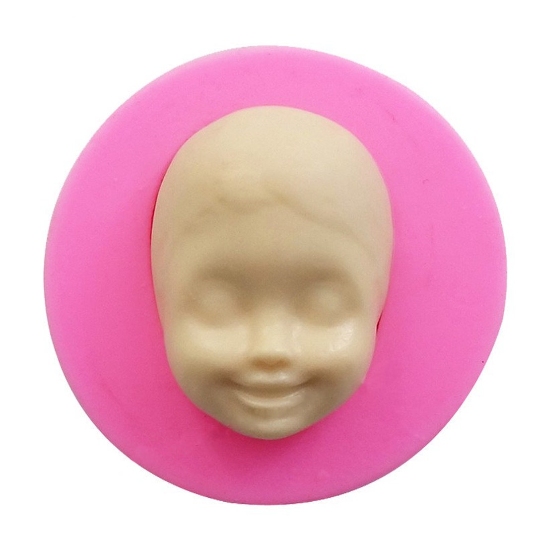 3D Baby Face Cooking Tools Silicone Mold Cake Chocolate Candy Jelly ...