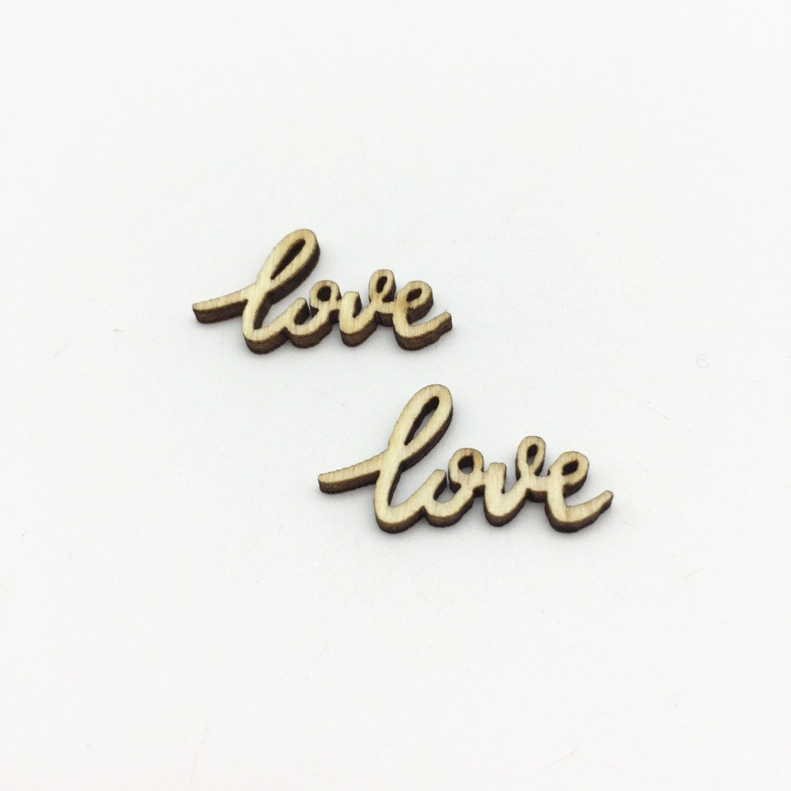 100pcs 25mm Rustic Wooden Love Letters Shabby Chic Craft - Etsy