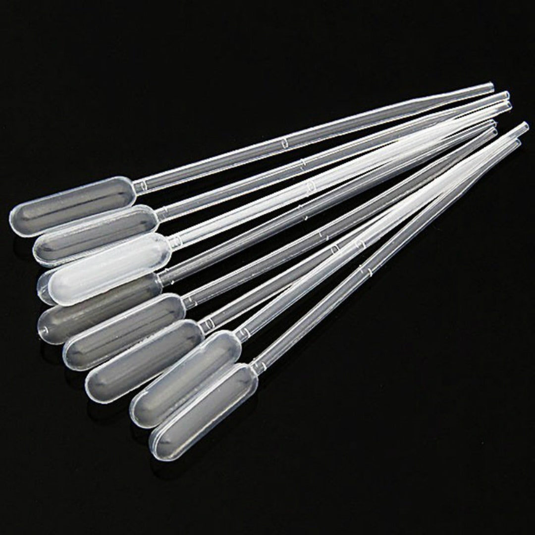 100PCS 0.5m Pipettes Disposable Plastic Graduated Pipettes Dropper ...