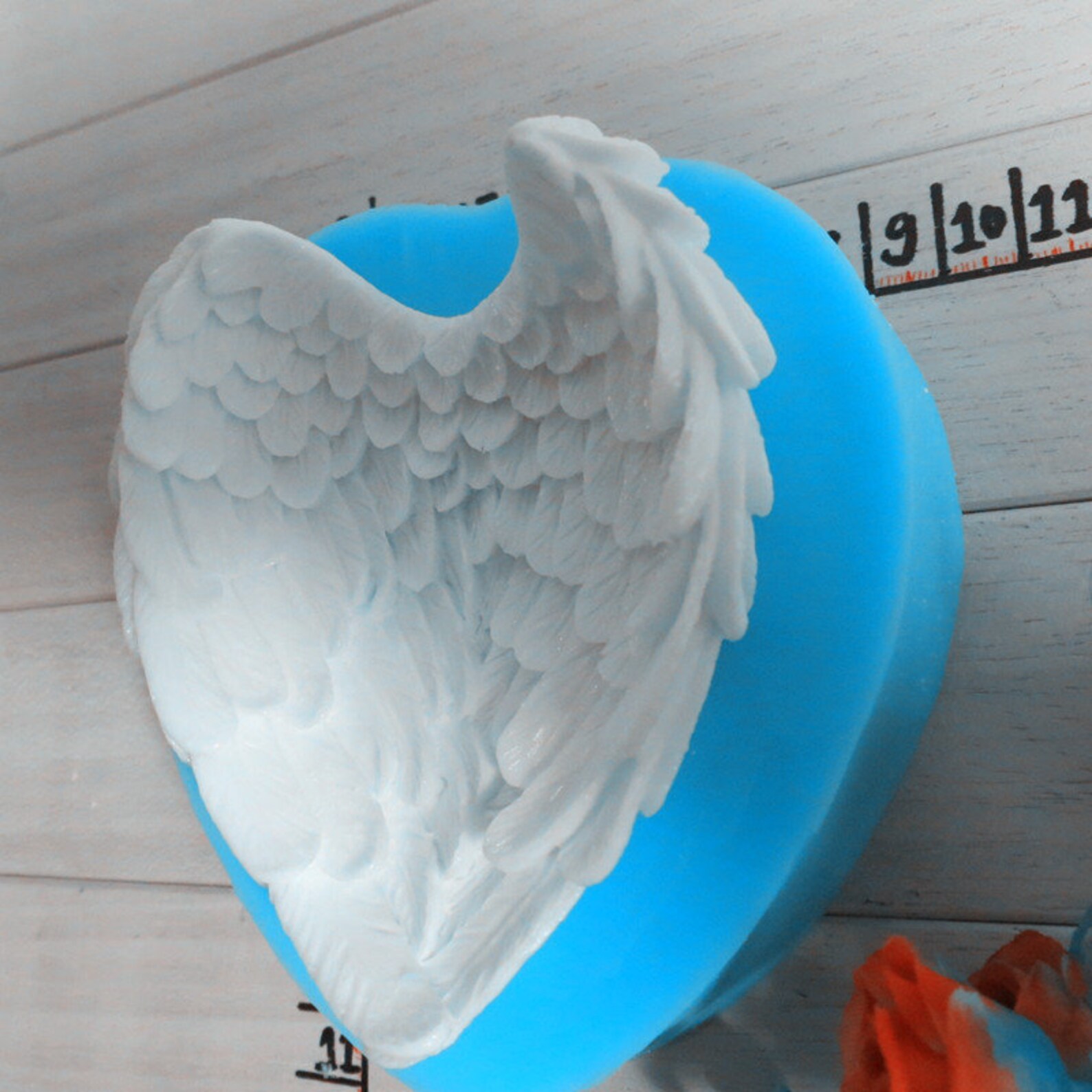 Modelling of the Angel Wings Soap Mold Handmade Soap Mold - Etsy