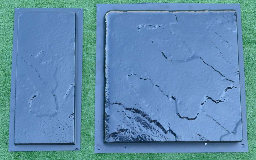 Stair and Riser Plate Molds Set 2 Pcs Concrete Stepping Stone Mould - Etsy