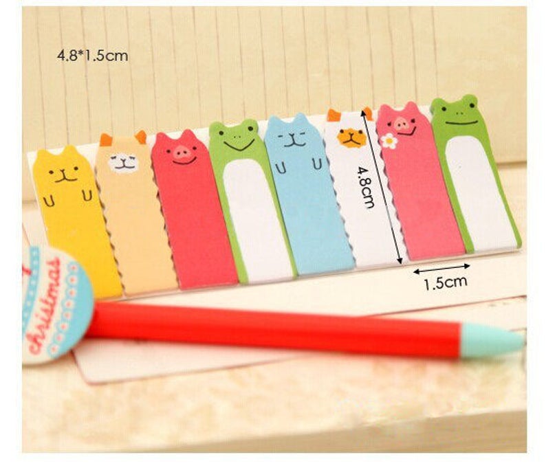 1pack/ Lot Cartoon Animals Sticky Note Post It Stick & Memo | Etsy