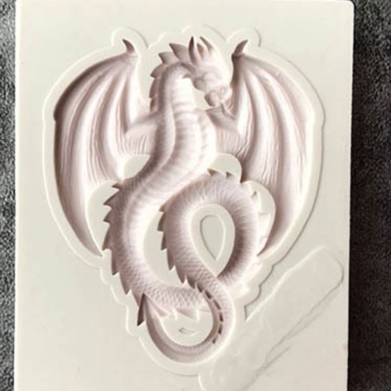 3D Dragon Silicone Mold Sugarcraft Fondant Mold Cake | Etsy