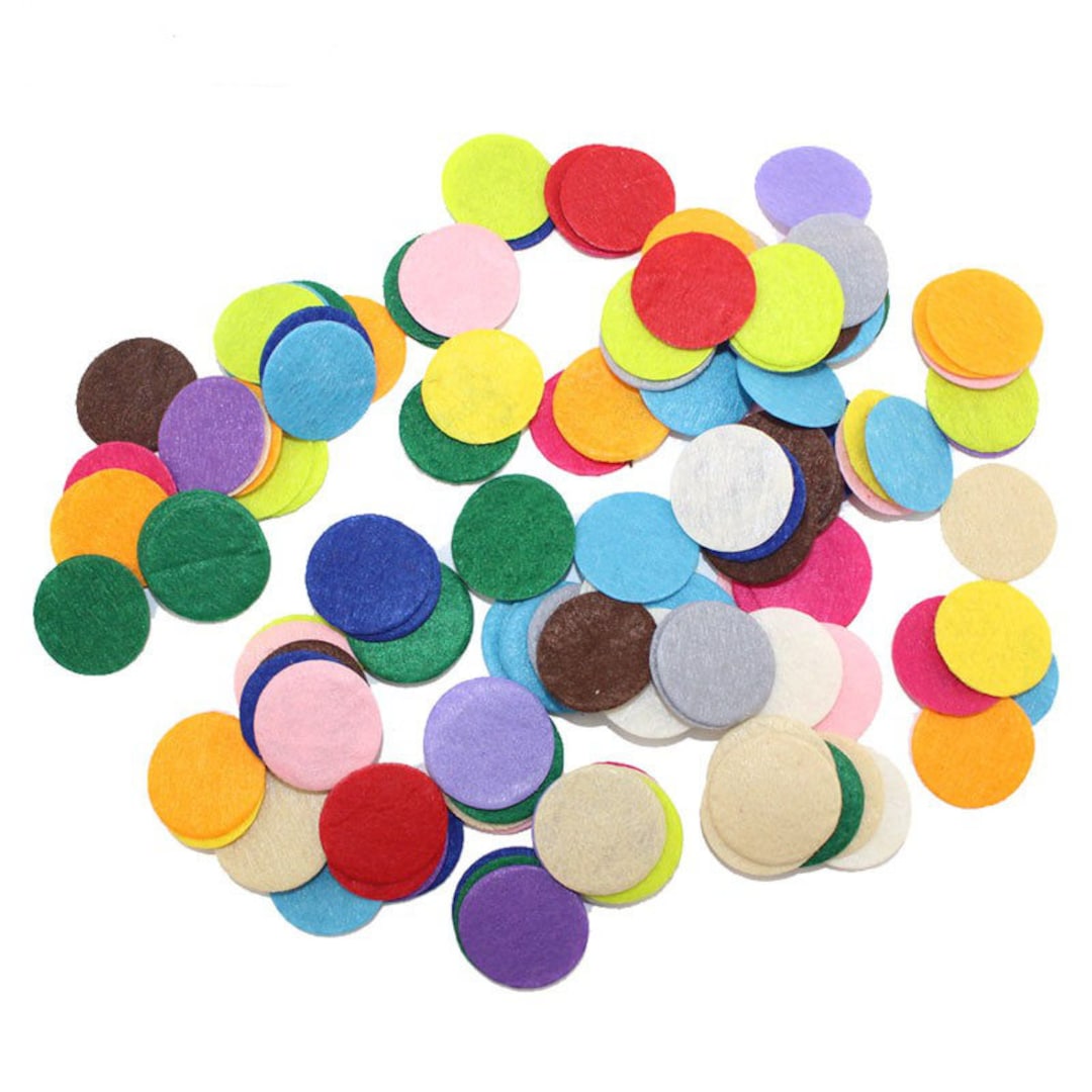 200 Pcs 2.5cm Eco-friendly Round Felt Fabric Pads Accessory - Etsy