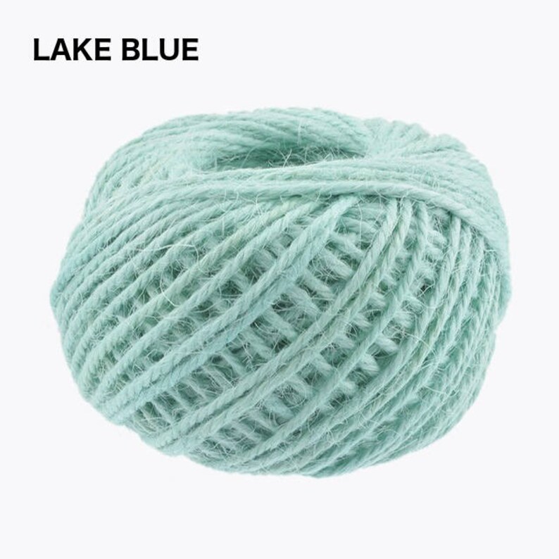 Choose Colors. 1Roll 50M Natural Burlap Hessian Jute Twine | Etsy