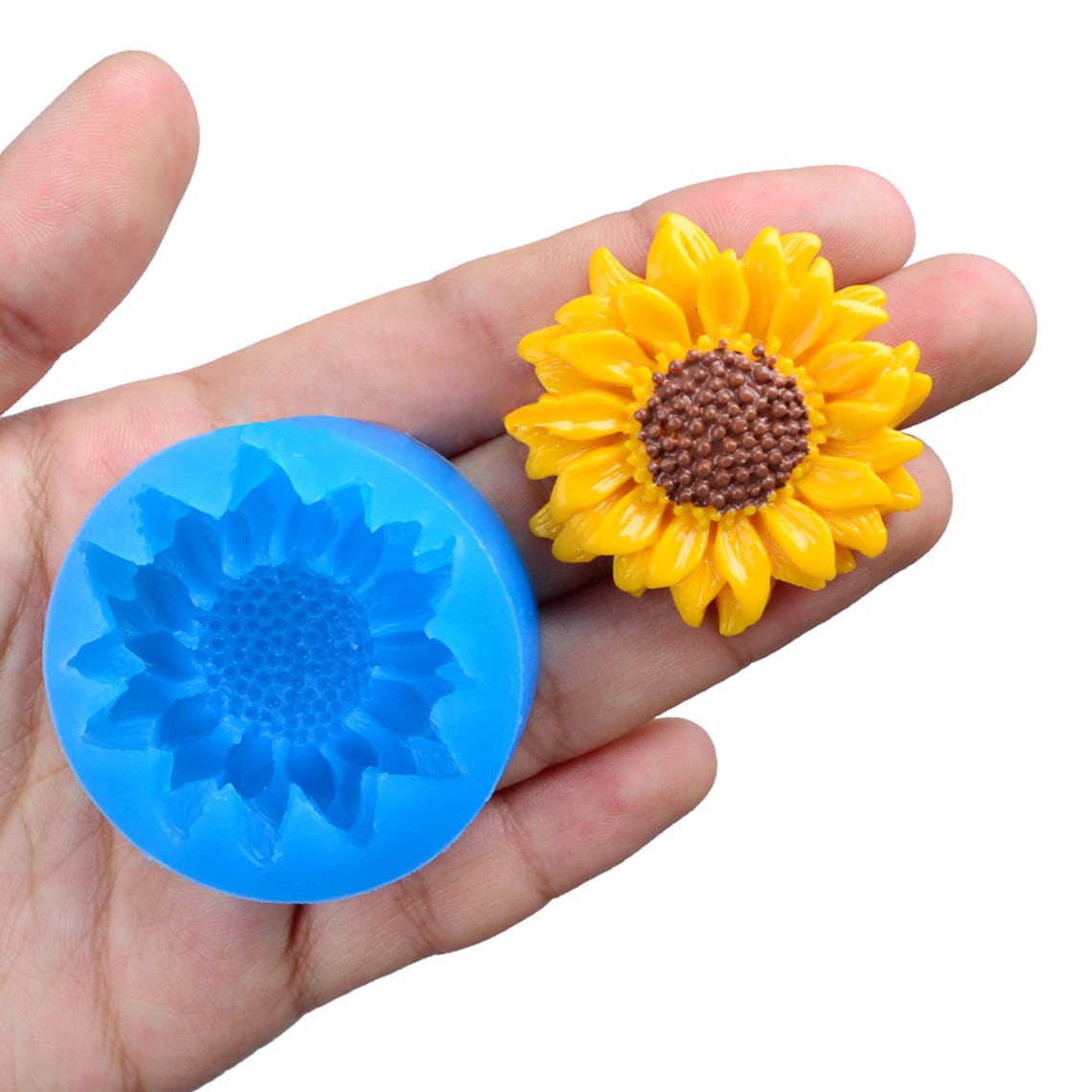 38.3mm Sunflower Silicone Mold for Sugarcraft Cake | Etsy