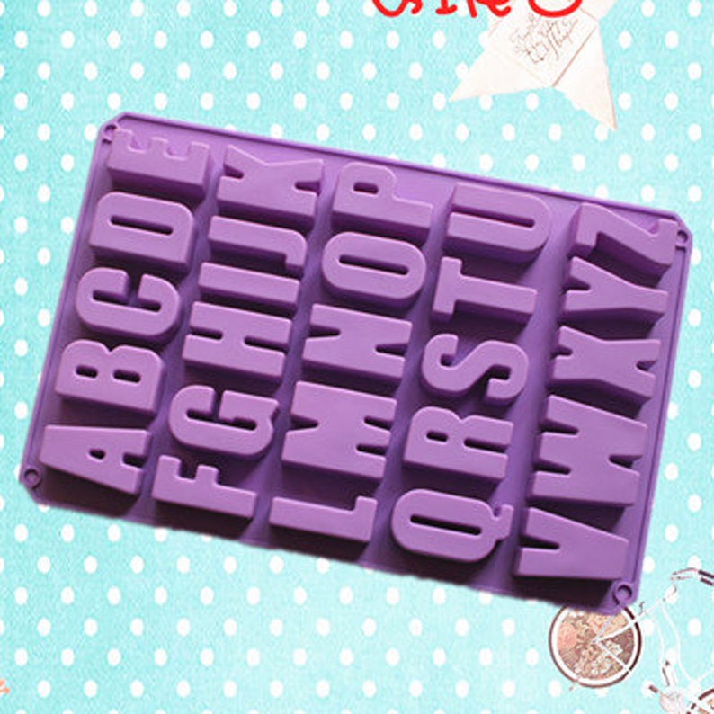 Ice Cube Alphabet Silicone Concrete Mold Wall Decorating - Etsy