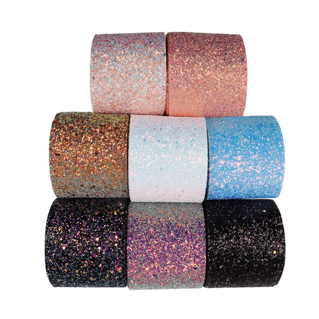 1yard 3'' 75mm New Arrival Chunky Glitter Ribbon Blingbling Fabric ...