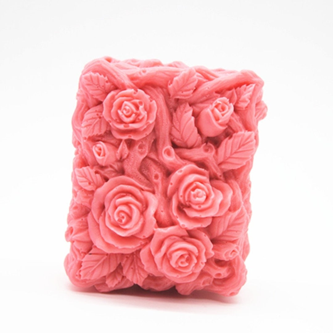 Roses Lace Shaped Cake Soap Mold Handmade Soap Molds DIY Resin - Etsy