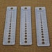 UK US Canada Sizes Knitting Needle Gauge Inch Sewing Ruler - Etsy