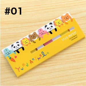 1pack/ Lot Cartoon Animals Sticky Note Post It Stick & Memo - Etsy
