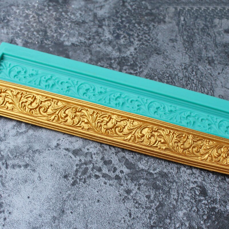 Newest Border Silicone Mold Fondant Mold Cake Decorating Tools | Etsy