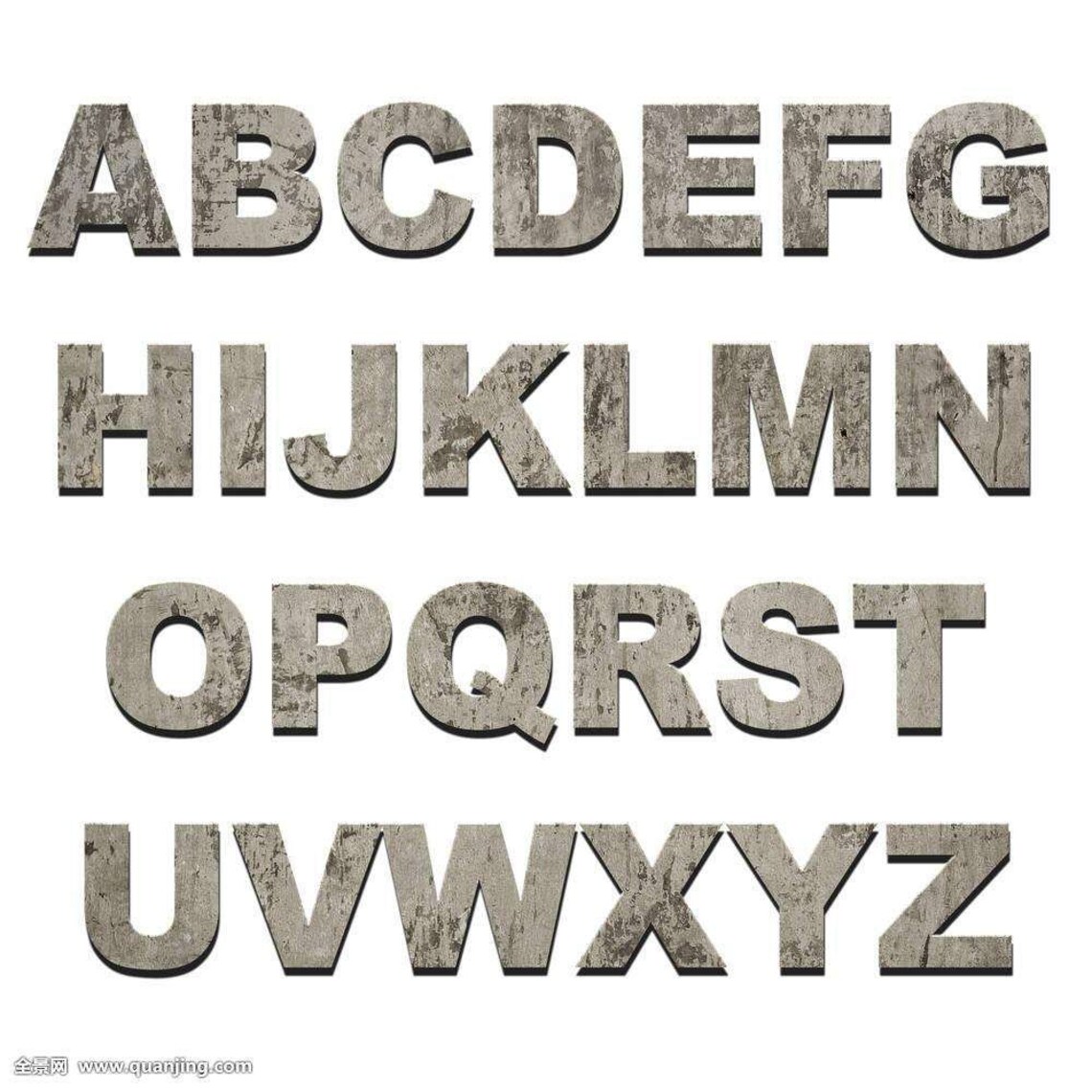 Ice Cube Alphabet Silicone Concrete Mold Wall Decorating - Etsy