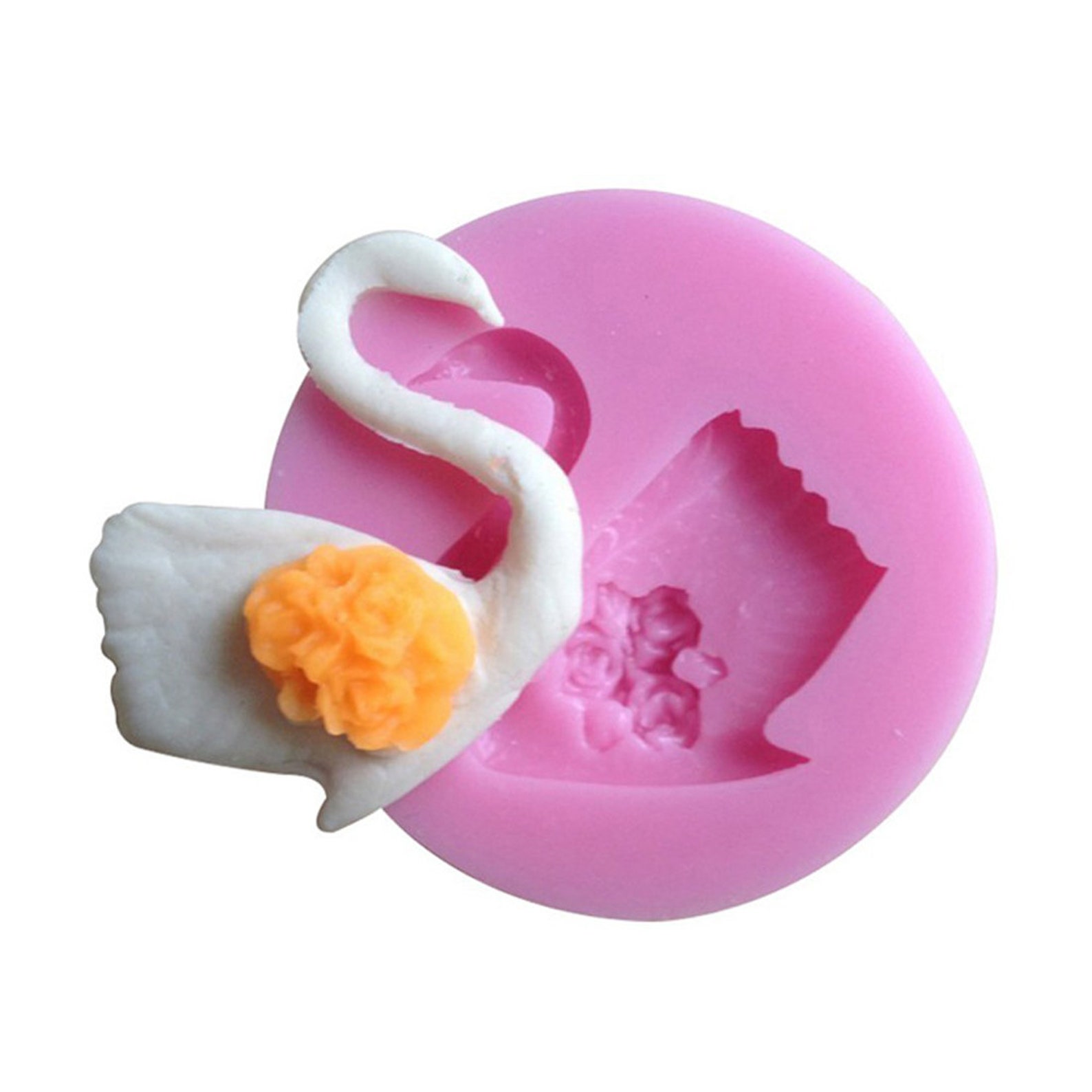 3D Beautiful Swan Fondant Silicone Mold Candle Sugar Craft - Etsy