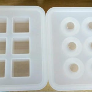 1 Piece DIY Silicone Crystal Drop Rubber Mold Transparent Clear ...