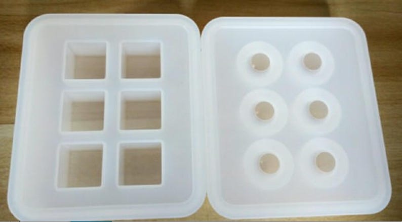 1 Piece DIY Silicone Crystal Drop Rubber Mold Transparent | Etsy