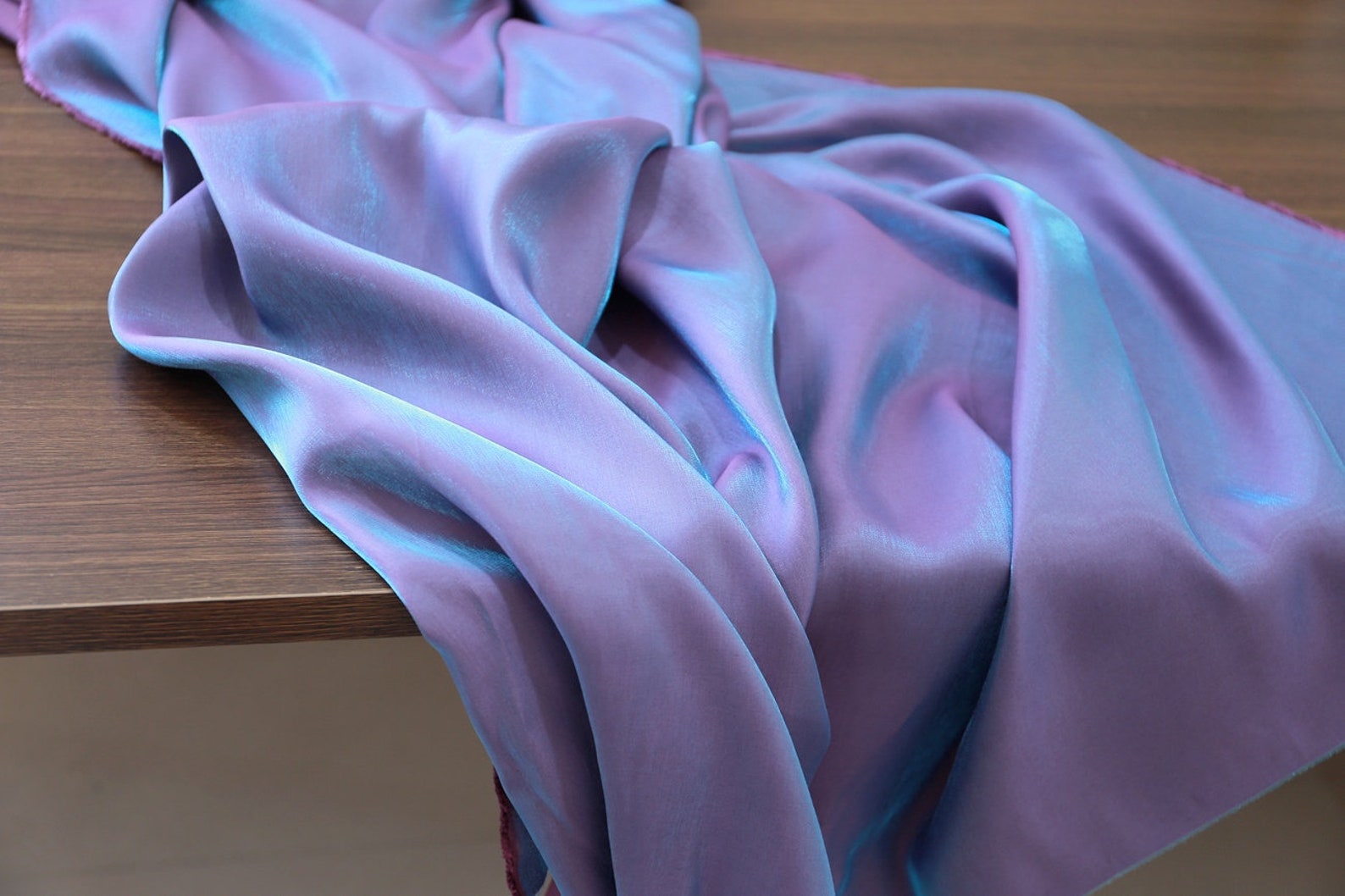 New Blue Purple Gradient Cloth Cotton Skin Gloss Silk Cloth - Etsy