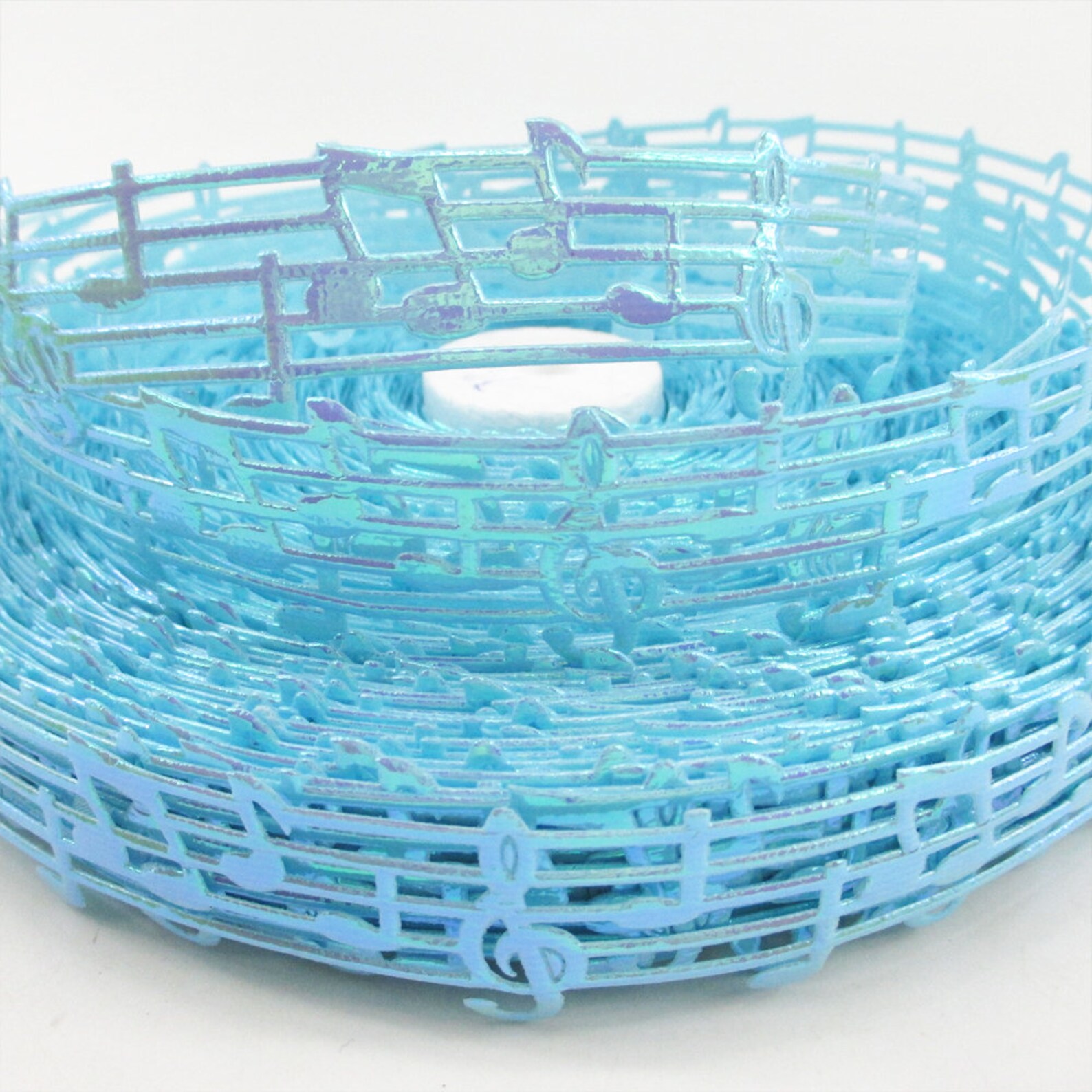 Width: 30mm Color Gold Silver Music Printed Hollow Note Ribbon - Etsy