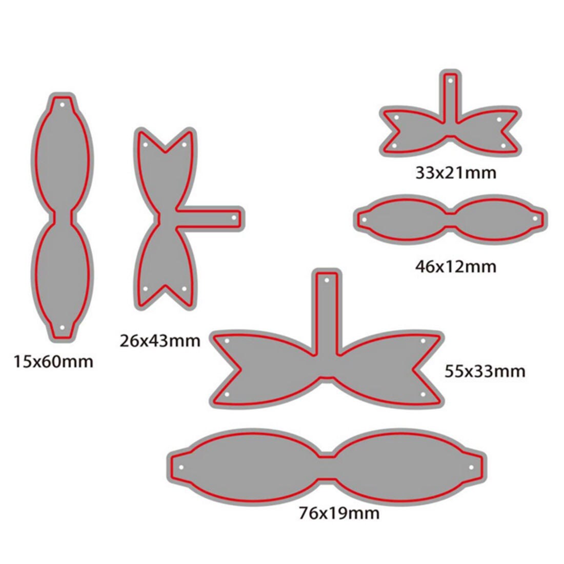 Practical Ribbon Bows Metal Cutting Dies Stencils for DIY - Etsy