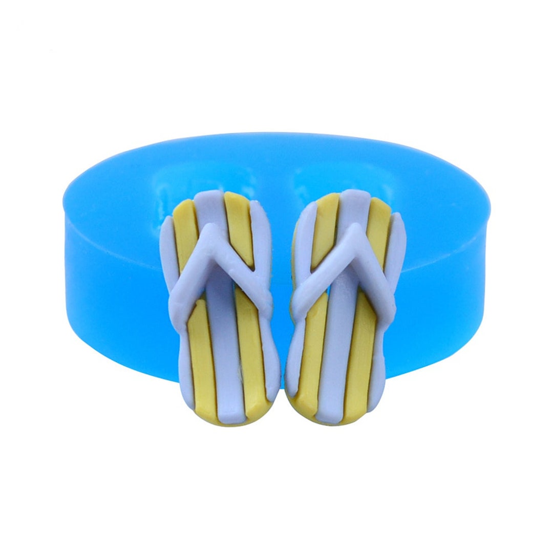 21.2mm Flip Flops Sandals Silicone Mold Fondant, Cake Decorating ...