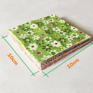 50 Pieces 10 Cm X 10 Cm Charm Pack Cotton Fabric Patchwork Bunch Cloth ...
