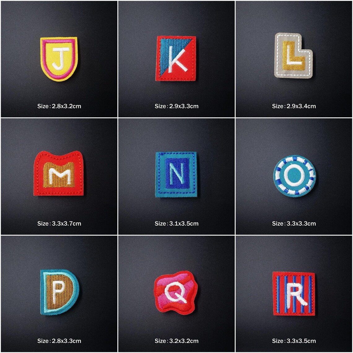 A-Z Letter Patches Letter Iron on Patches Single Letter - Etsy