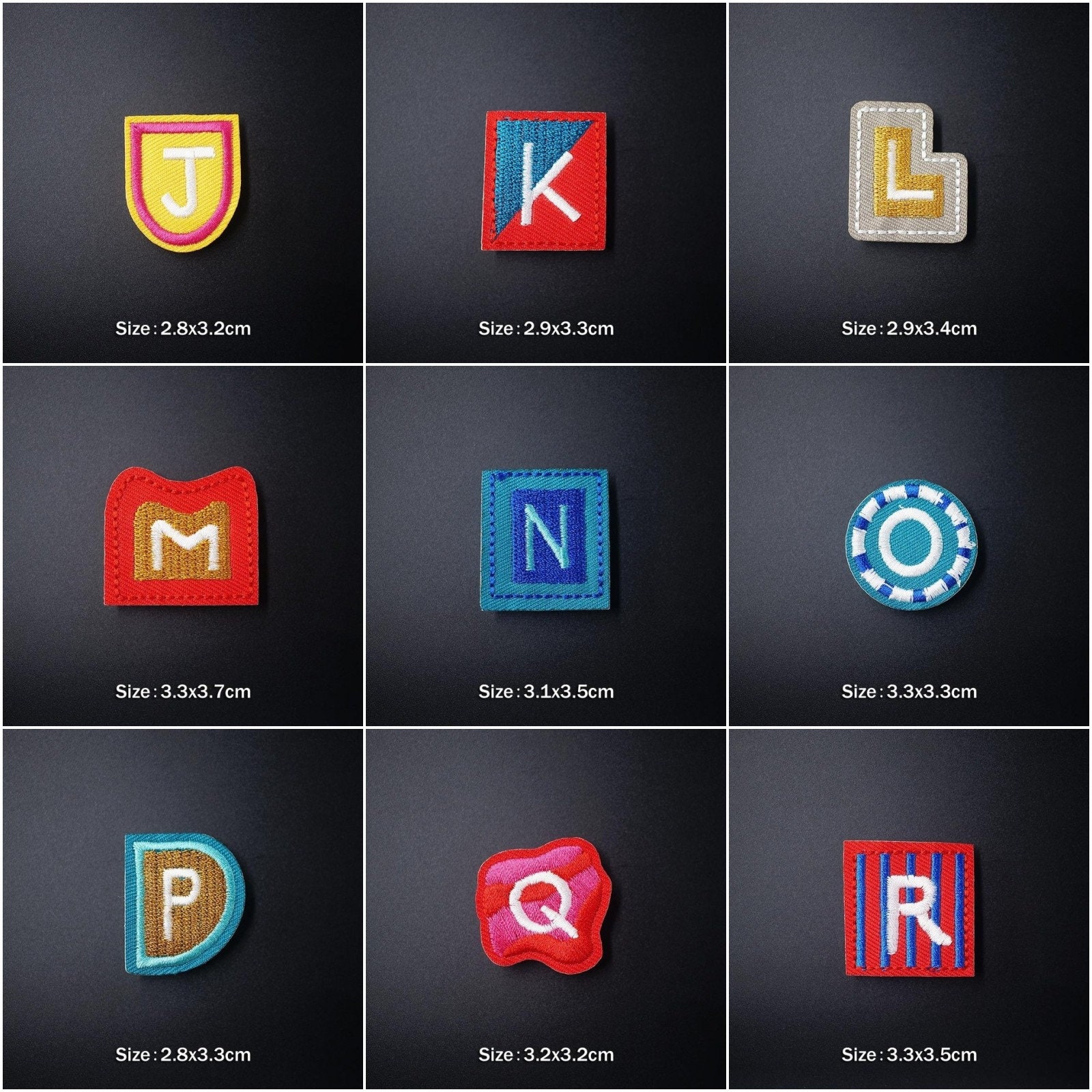 A-Z Letter Patches Letter Iron on Patches Single Letter - Etsy