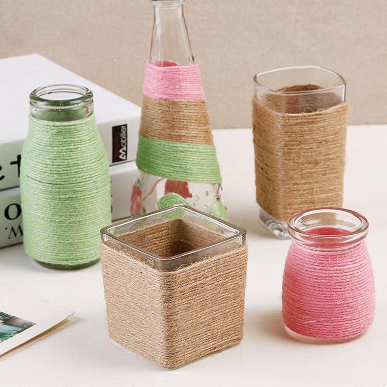 Choose Colors. 1roll 50M Natural Burlap Hessian Jute Twine - Etsy