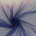 Deep Blue Pearl Decor Mesh Cloth Soft Gradient Ombre Net Fabric Wedding ...