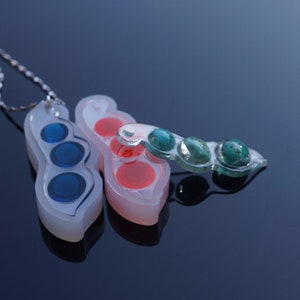 1p'c's Water Drop Epoxy Silicone Mold Crystal Diamond Bracelet Pendant ...