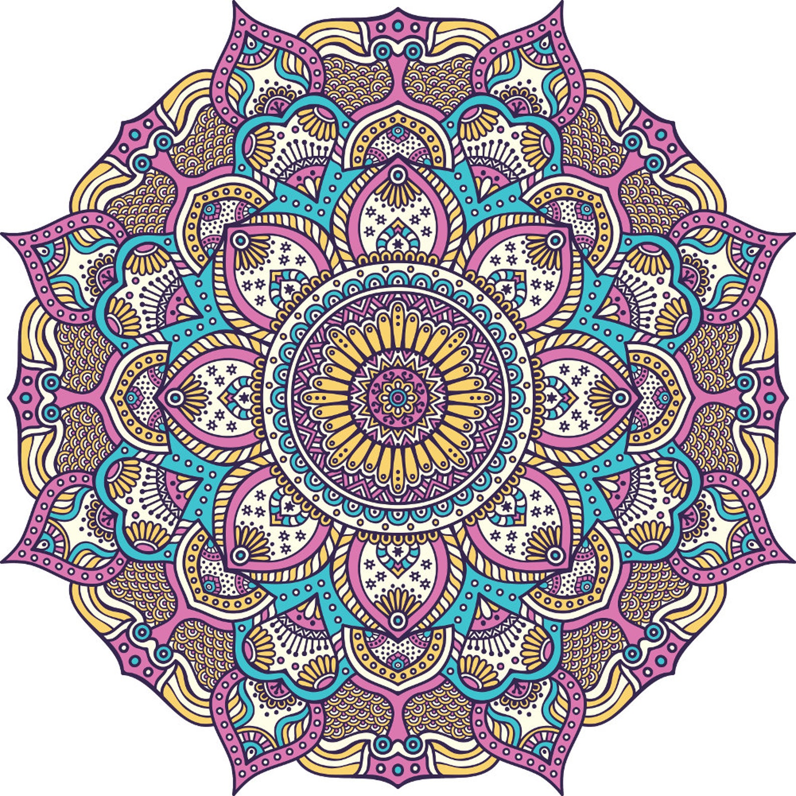 Mandala Full Drill 5D Round & Square Diamond Painting Cross - Etsy