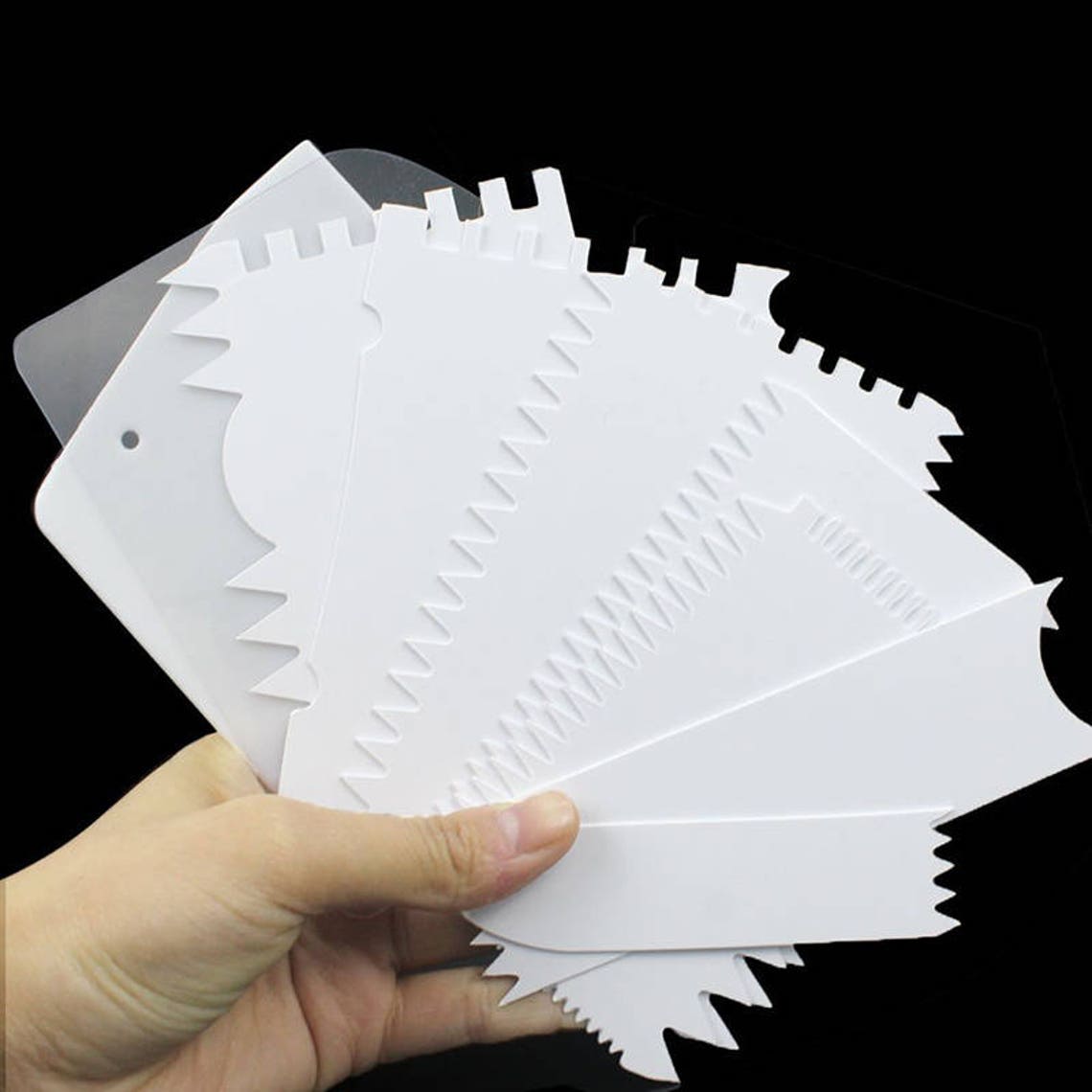 10PCS Cake Scraper Cake Edge Decorating Tool Scrappers Cutters - Etsy
