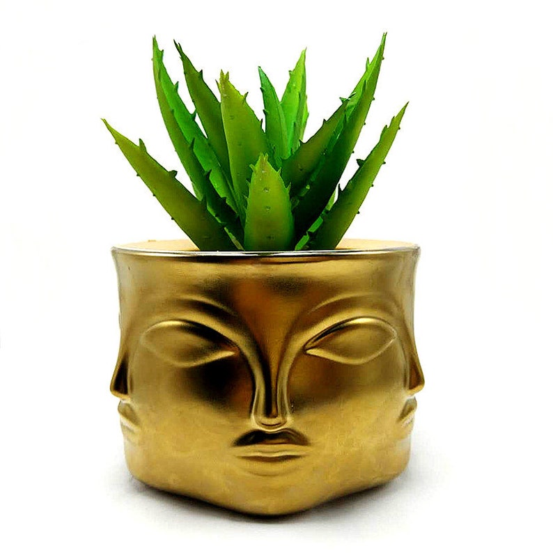 Creative Multi-faceted Face Vase 3D Silicone Mold Indoor Plant - Etsy