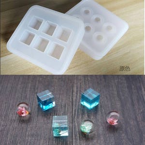 1 Piece DIY Silicone Crystal Drop Rubber Mold Transparent Clear ...
