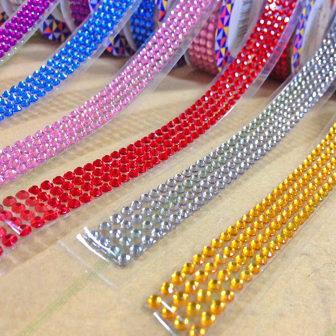 Pick Colors. Self-adhesive Acrylic Rhinestones Stick on - Etsy