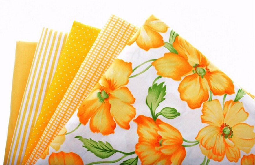 Cotton Fabrics Patchwork for Quilting Fat Quarters Needlework | Etsy