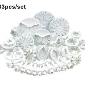 Fondant Cake Mold Set Flower Cake Decorating Tools Kitchen Baking ...
