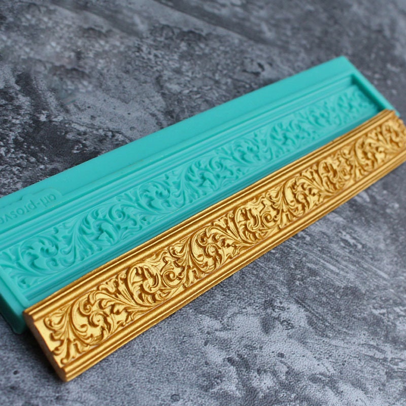 Newest Border Silicone Mold Fondant Mold Cake Decorating Tools | Etsy