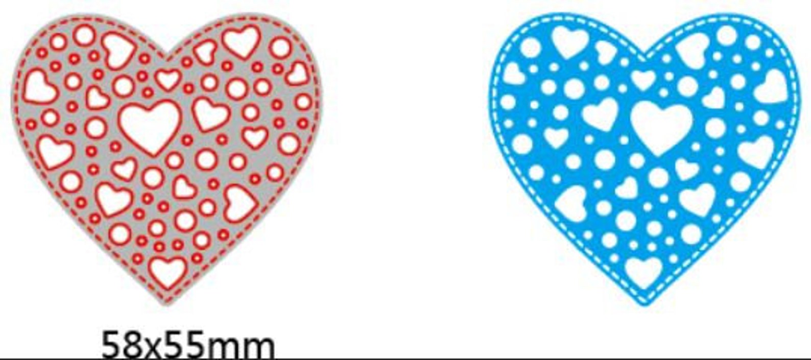 HEART Metal Cutting Dies Stencils for DIY Scrapbooking/photo - Etsy