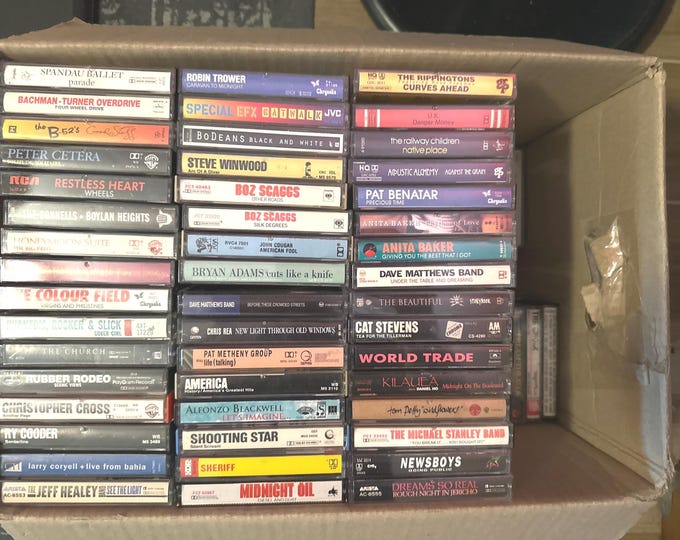 Cassette Tapes Part 4 (70’s, 80’s, 90’s) - Etsy