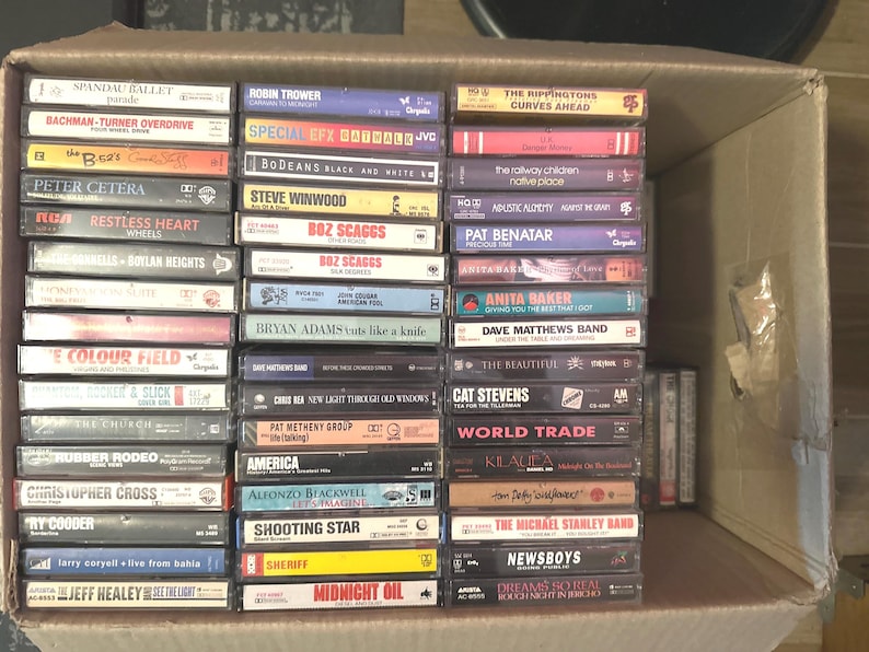 Cassette Tapes Part 4 (70’s, 80’s, 90’s) - Etsy
